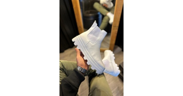 Erkek Bot - Beyaz - 113 - 069-WHITE