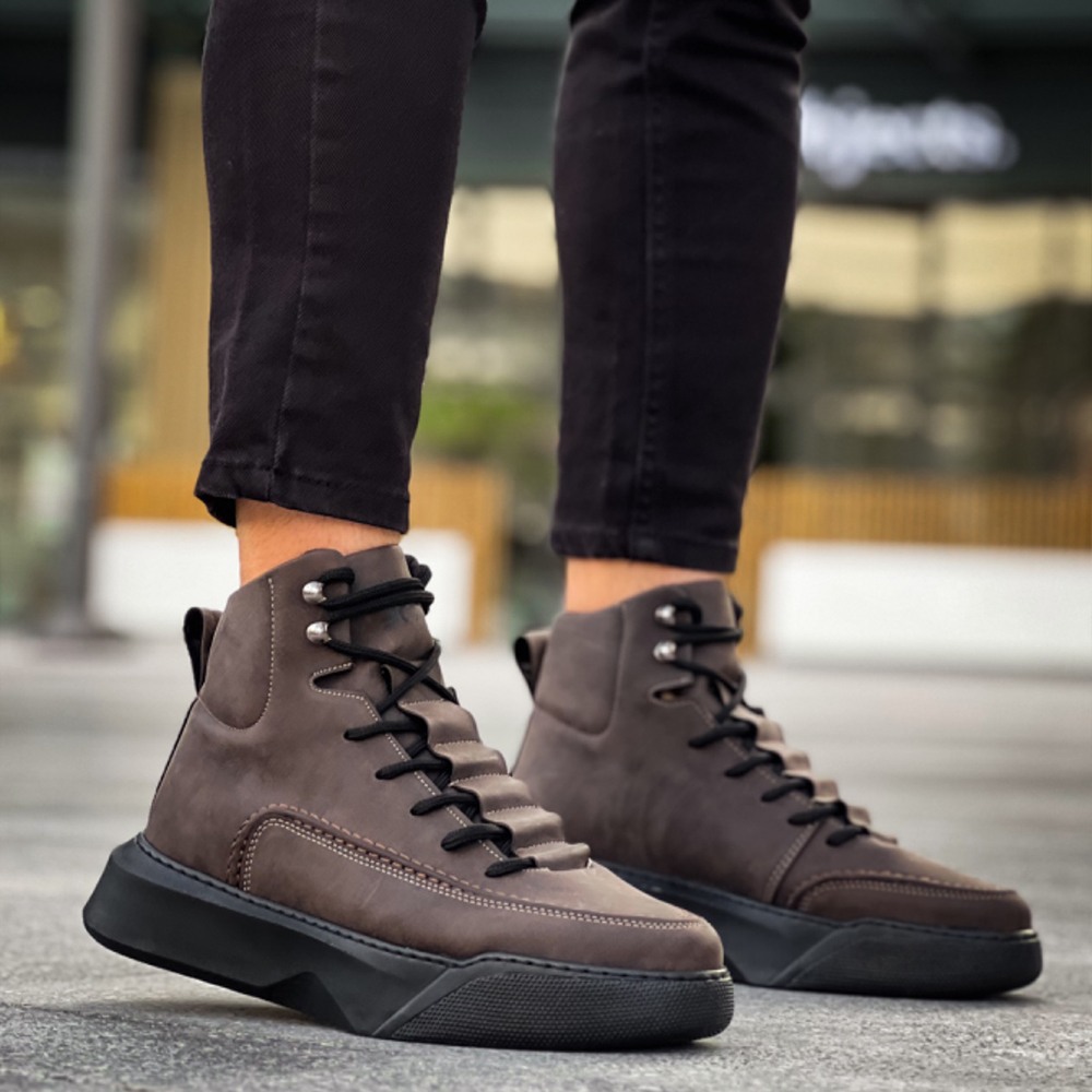 Erkek Bot - Kahverengi - 0321 - LE10-Brown