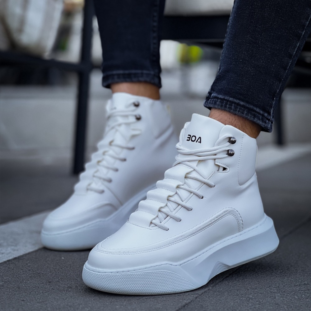 Erkek Bot - Beyaz - 0321 - LE10-White