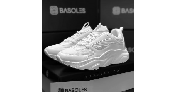 Erkek Sneaker - Full Beyaz - DS.MJ1838 - 1838-WHITE